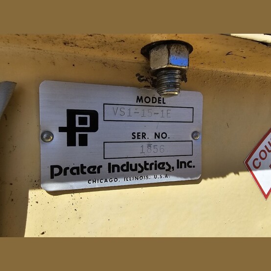 Prater Industries VS1-15-1E Single Deck Screen
