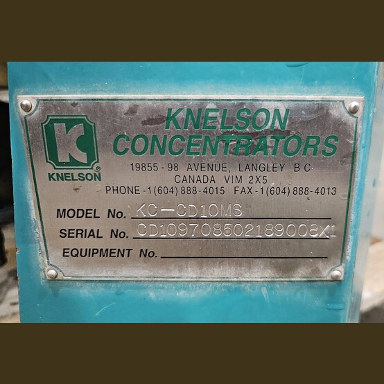 Knelson KC-CD10MS Concentrator