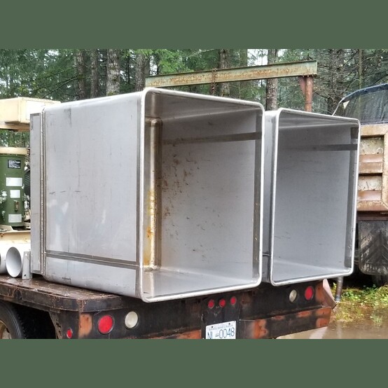 300 Gallon Stainless Steel Open-Top Tanks