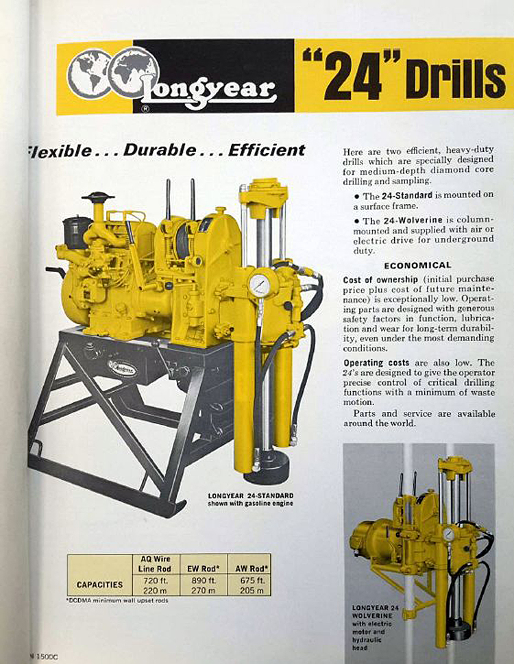 Longyear 24C Diamond Core Drill