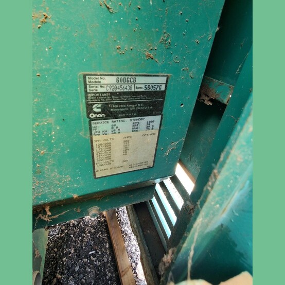 60kW Cummins-Onan Diesel Generator