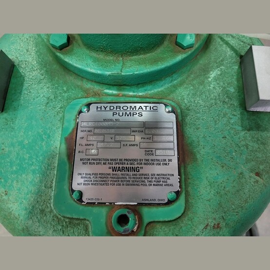 Pentair Hydromatic S4LRC4000M5-2 Submersible Pump