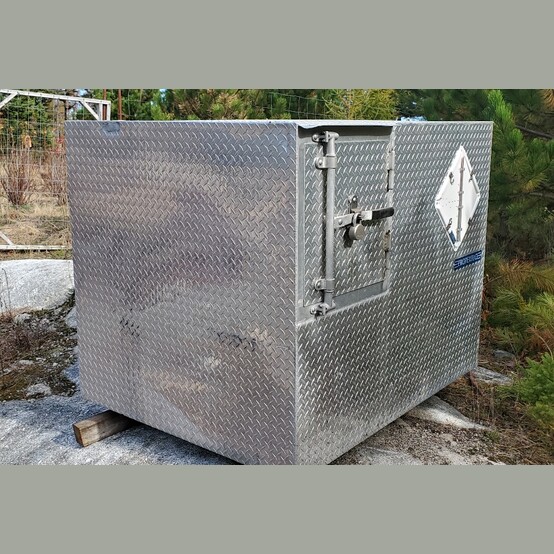 Caja de Aluminio para Transporte de Explosivos