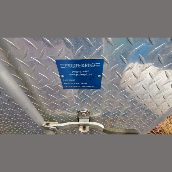 Caja de Aluminio para Transporte de Explosivos