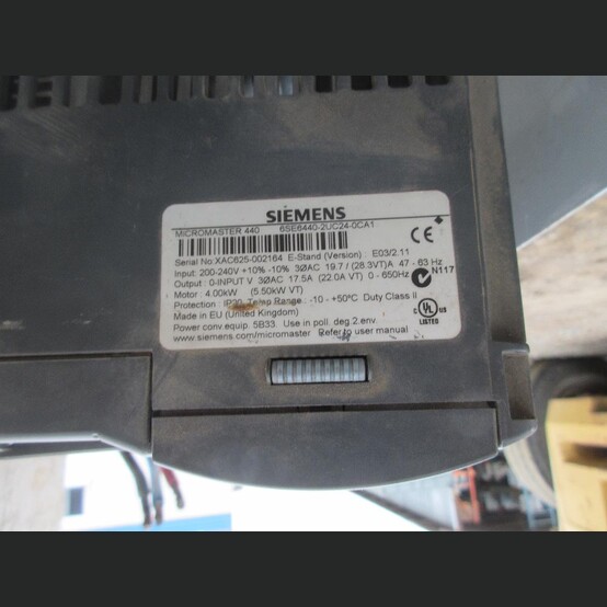 Siemens Micromaster 440 VFD