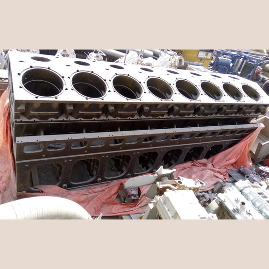 MWM Deutz 16 Cylinder 640 Series Crankshaft and Block