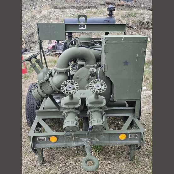 Bomba Portátil Gorman Rupp de 4pulg x 4pulg Diesel