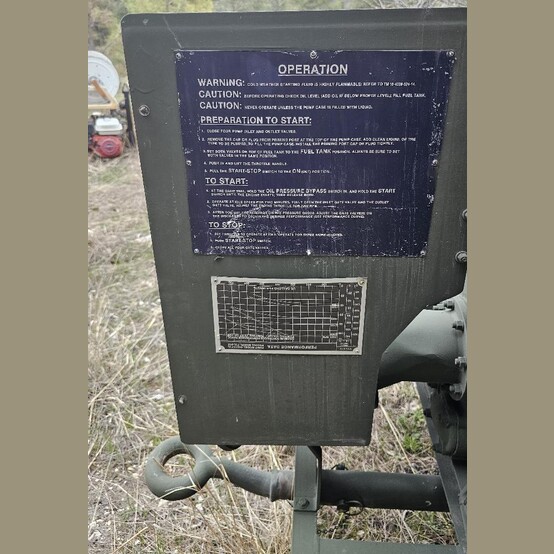 Bomba Portátil Gorman Rupp de 4pulg x 4pulg Diesel