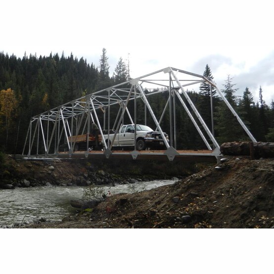 11ft Wide x 100ft Long Aluminum Bridge