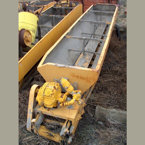 16 foot long concrete transport cars sold By Savona Equipment