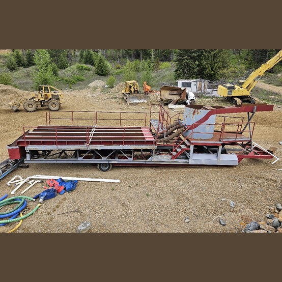 8ft Wide x 22ft Long 4-Way Distribution Sluice