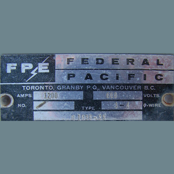 Federal Pacific 1200A Disconnect