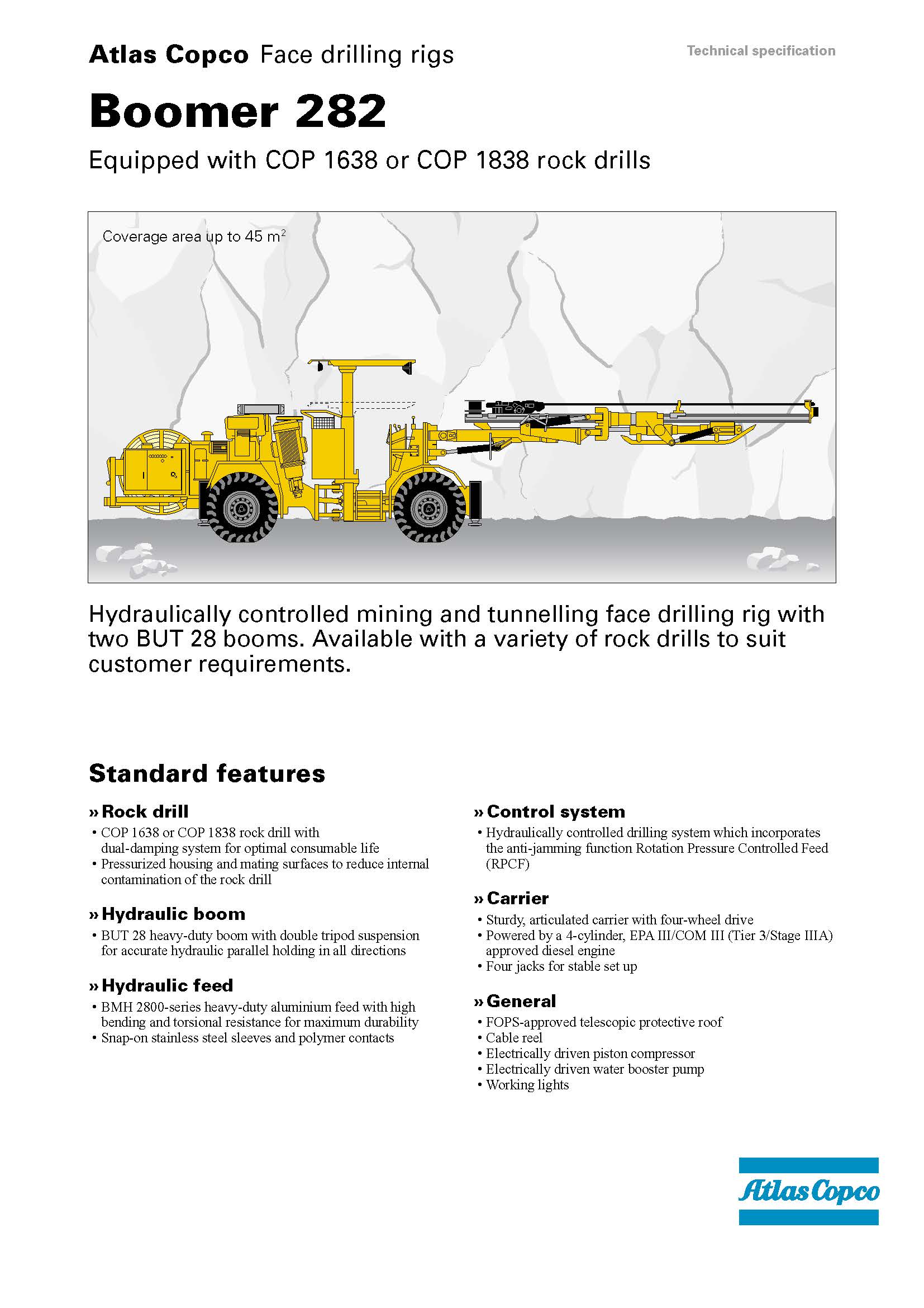 Atlas Copco Rocket Boomer 282