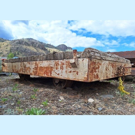 8ft x 5ft Flat Deck Mine Car