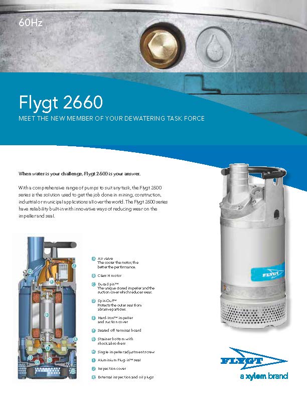 Flygt 2660.180 Submersible Pump