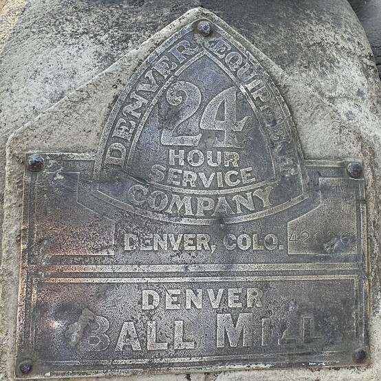 3ft Dia. x 4ft Long Denver Ball Mill