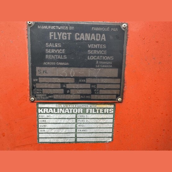 150kW Detroit-Kato Diesel Generator