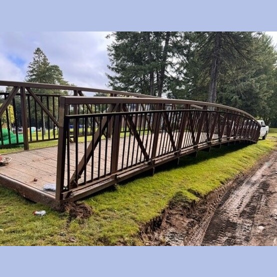 6ft Wide x 60ft Long Pedestrian Bridge