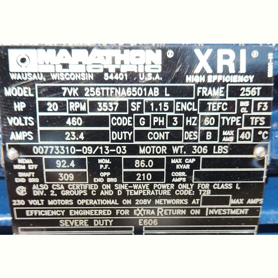 Aerzen GM-25S Positive Displacement Blower