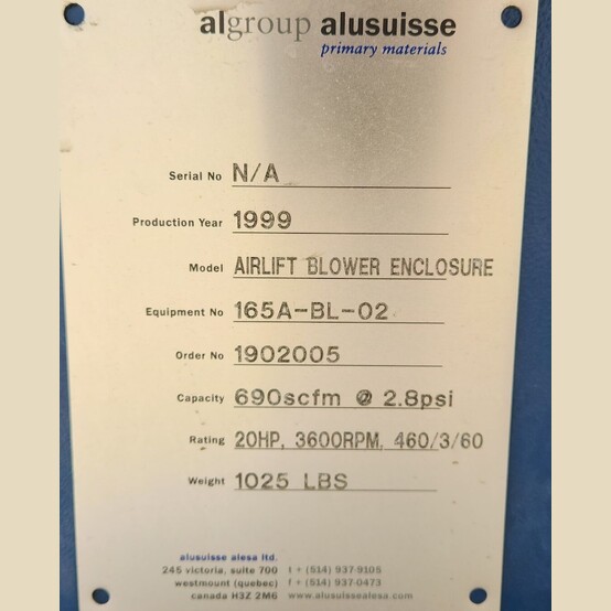 Aerzen GM-25S Positive Displacement Blower