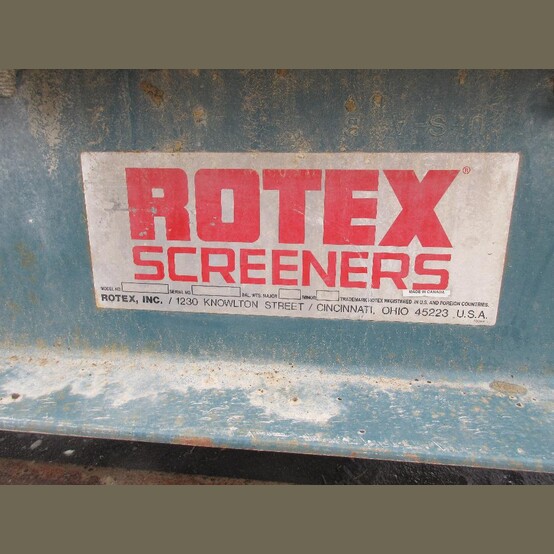 Rotex Screeners 523A AL/MS 3-Deck Screen