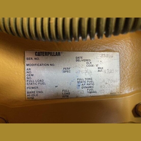 225kW CAT 3306 Diesel Generator