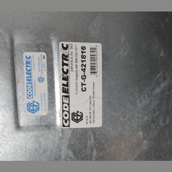 Sea-Can Mounted Electrical Package