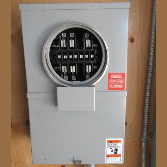 Base de Medidor Microlectric de 20 amp