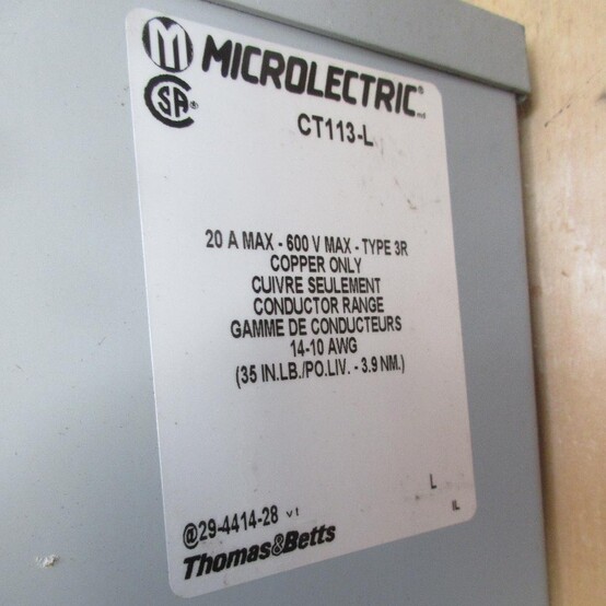 Base de Medidor Microlectric de 20 amp
