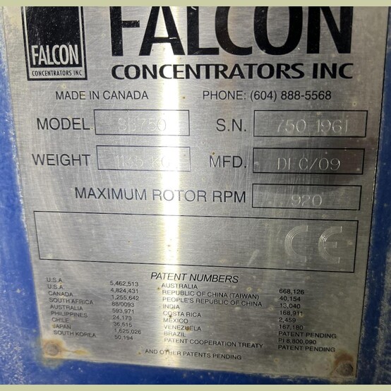 Sepro Falcon SB750 Concentrator