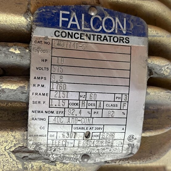 Sepro Falcon SB750 Concentrator
