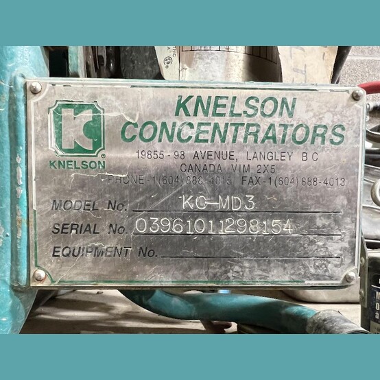 Knelson MD3 Gold Concentrator