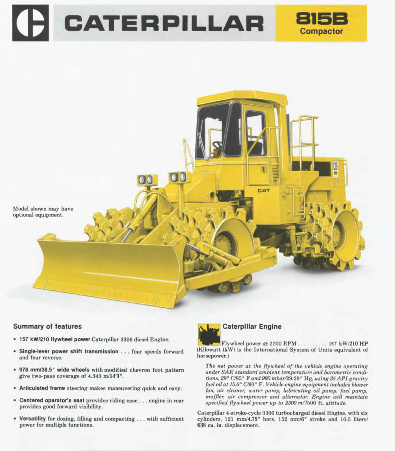 CAT 815B Soil Compactor