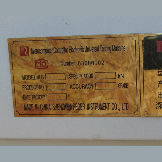 Reger RGM-3010 Tensile Testing Machine