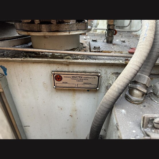 Howard Marten Co. Ball Mill Journal Lift and Lubrication System