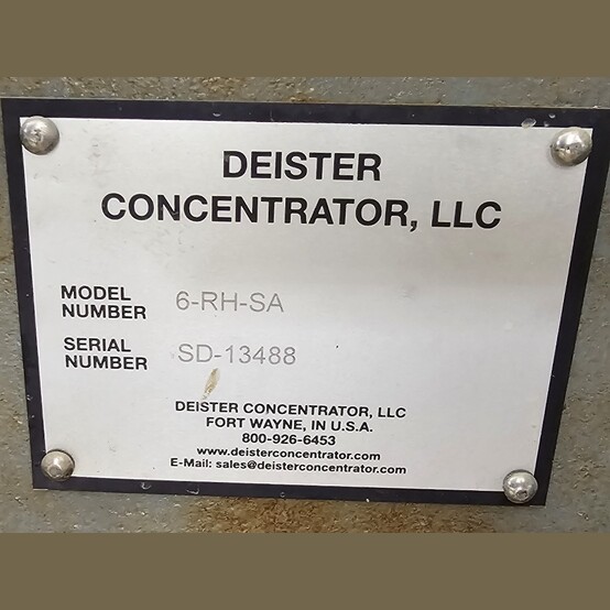 Deister No. 6 Concentrating Table