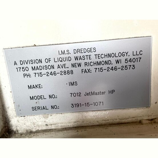 IMS 7012 HP JetMaster Versi-Dredge