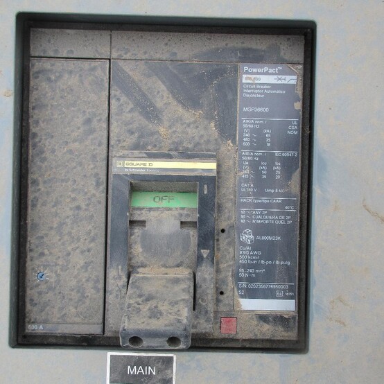 Square D 600A Breaker Panel