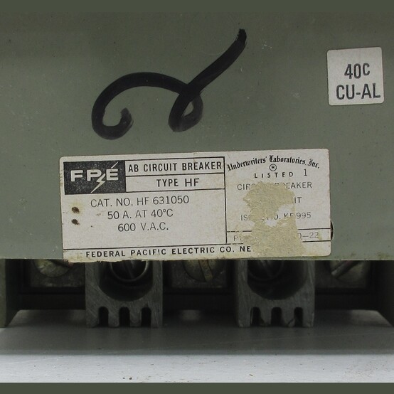 FPE HF 50 Amp Breaker