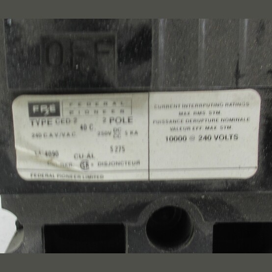 FPE CED 100 Amp Breaker