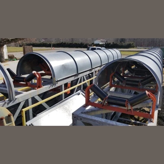 30in x 160ft Inclined Covered Conveyor