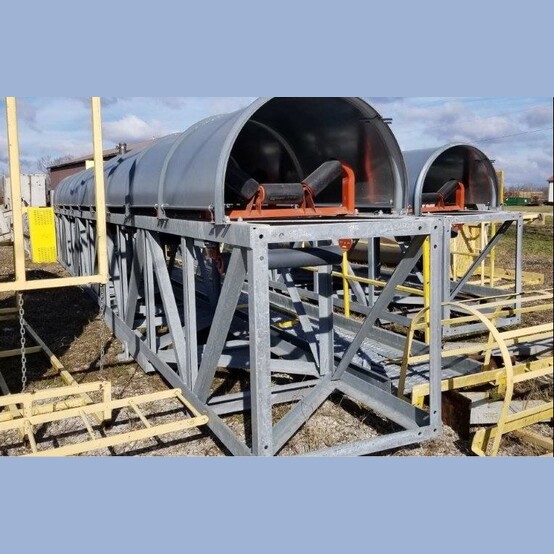 30in x 160ft Inclined Covered Conveyor