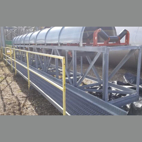 30in x 160ft Inclined Covered Conveyor