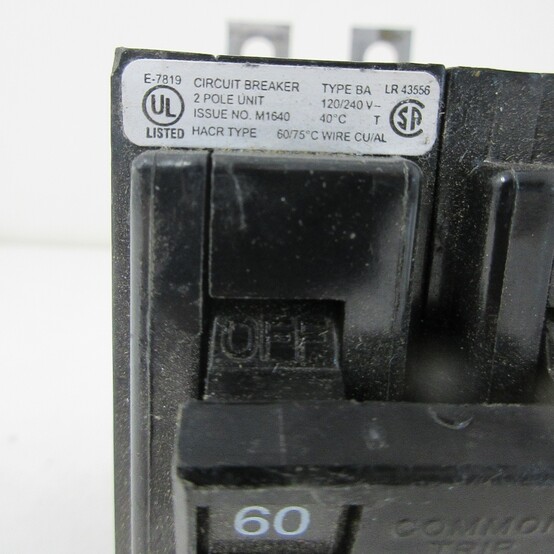 Cutler Hammer BAB 60 Amp Breaker