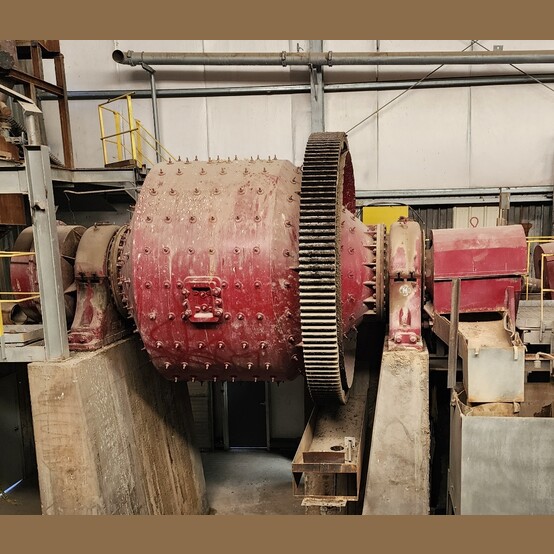 Hardinge 10ft Dia. x 5ft Long Conical Ball Mill