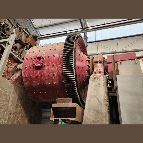Hardinge 10ft Dia. x 5ft Long Conical Ball Mill