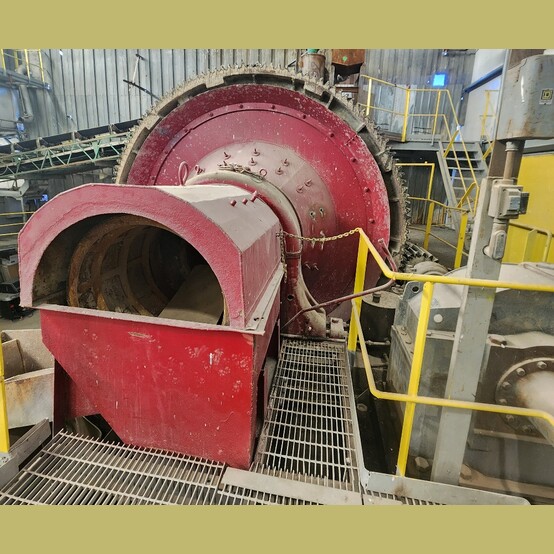 Hardinge 10ft Dia. x 5ft Long Conical Ball Mill