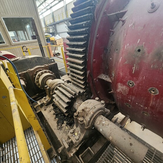 Hardinge 10ft Dia. x 5ft Long Conical Ball Mill