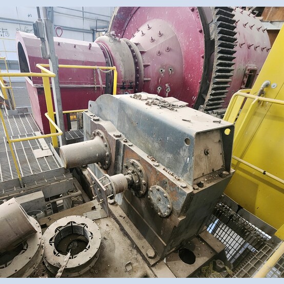 Hardinge 10ft Dia. x 5ft Long Conical Ball Mill