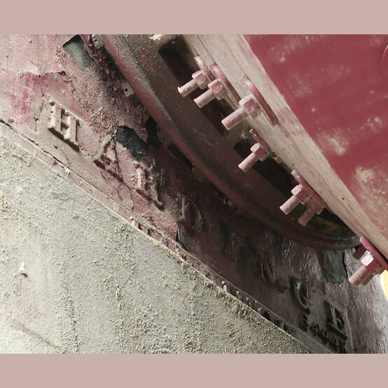 Hardinge 10ft Dia. x 5ft Long Conical Ball Mill